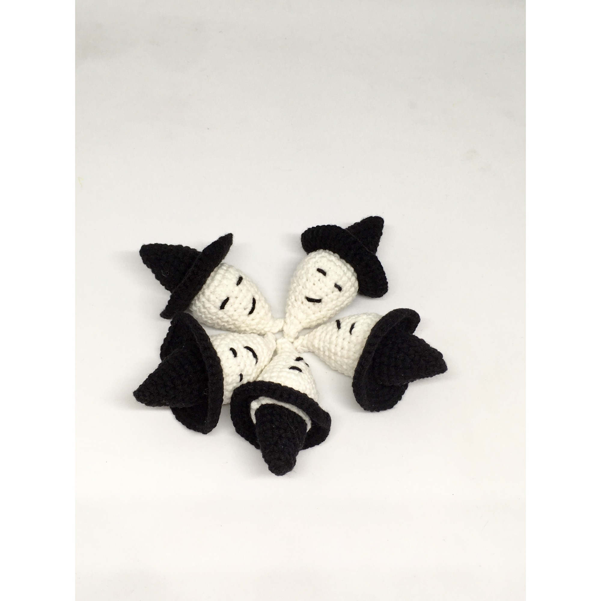 Plush ghost, halloween decoration, crochet stuffed toy