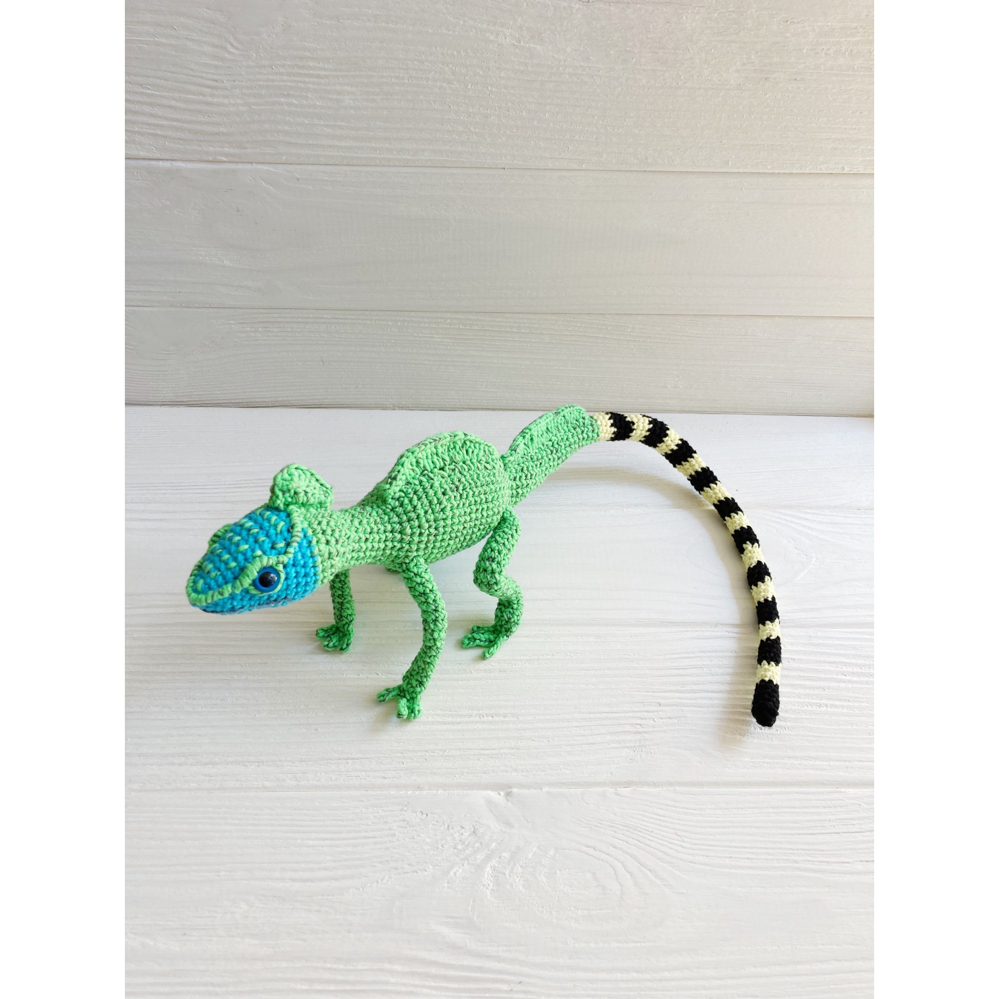 Plush basilisk animal, reptile lovers gift, stuffed personalized toy