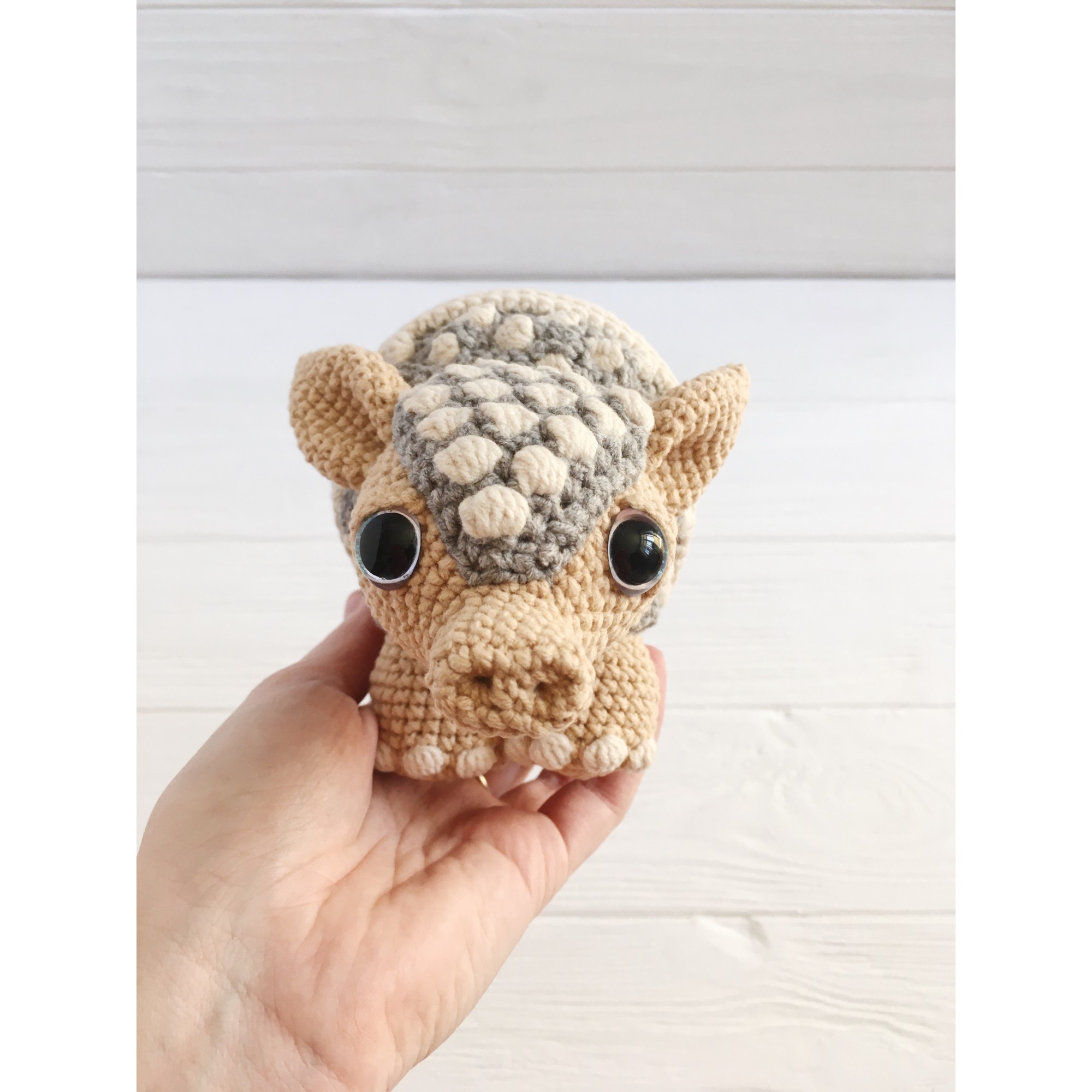 Plush armadillo toy, wild animal lovers gift, stuffed personalized animal