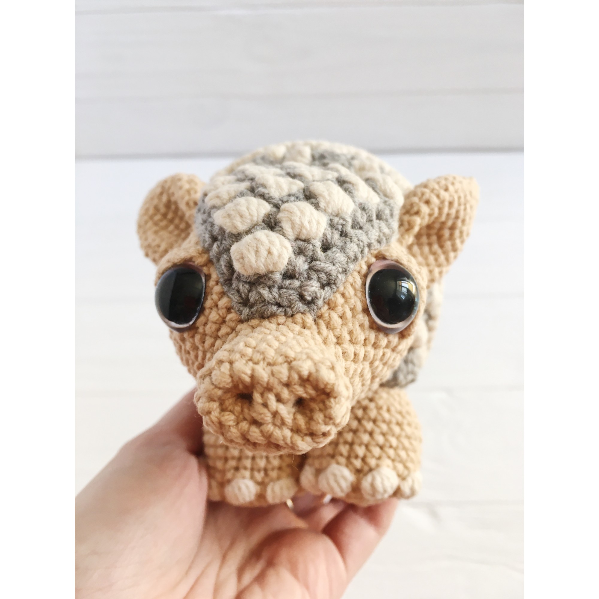 Plush armadillo toy, wild animal lovers gift, stuffed personalized animal