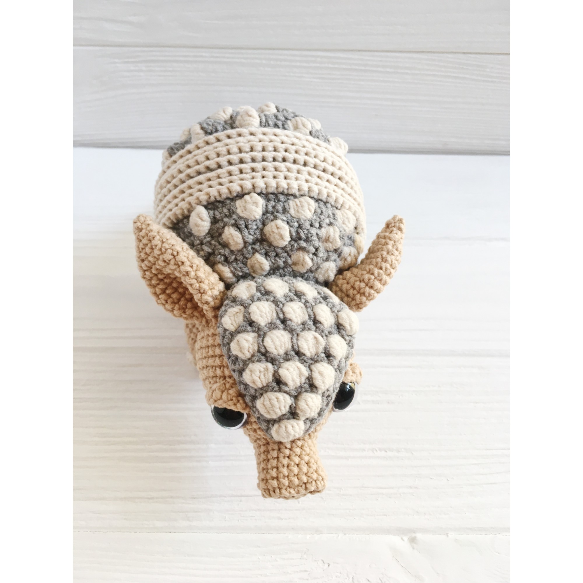 Plush armadillo toy, wild animal lovers gift, stuffed personalized animal