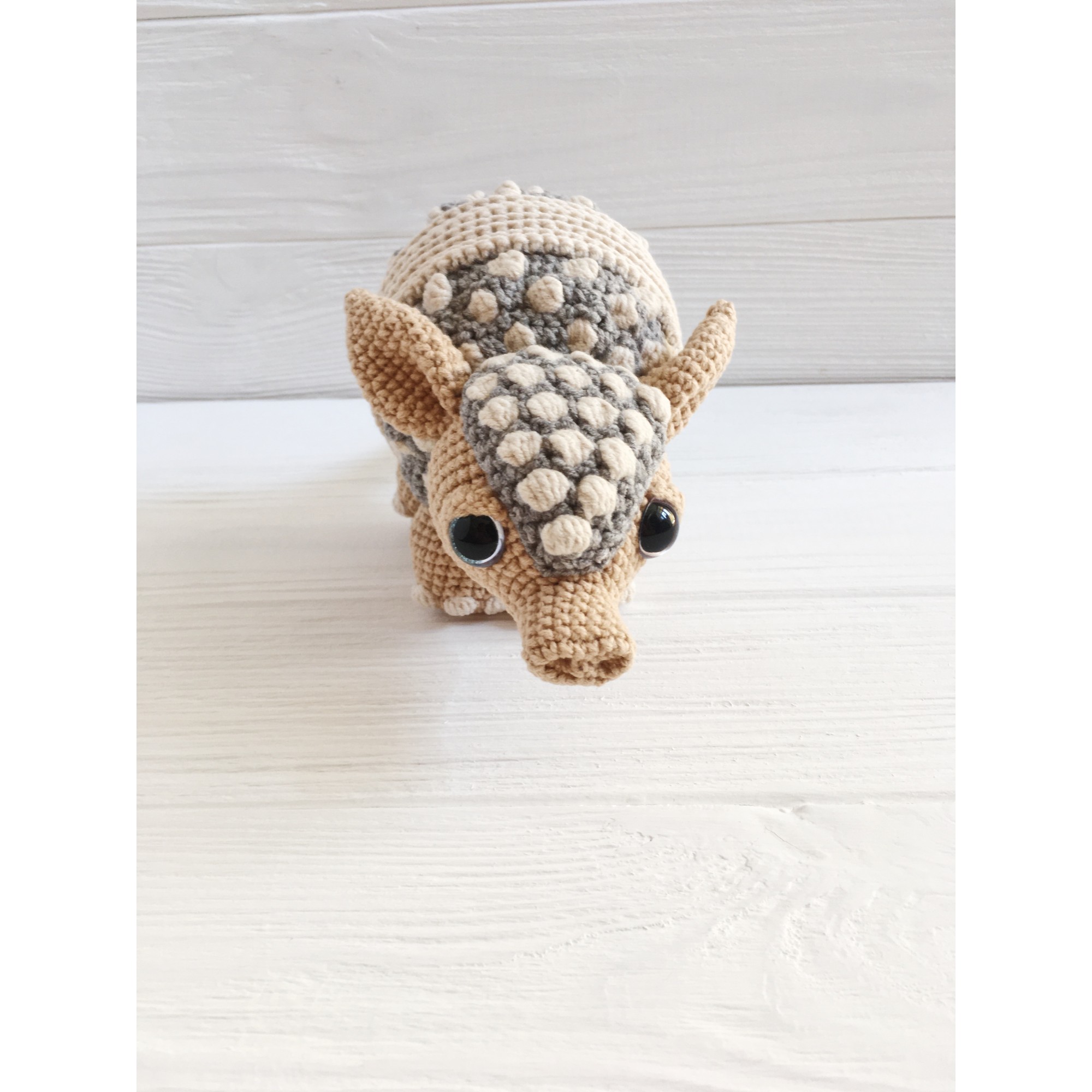 Plush armadillo toy, wild animal lovers gift, stuffed personalized animal