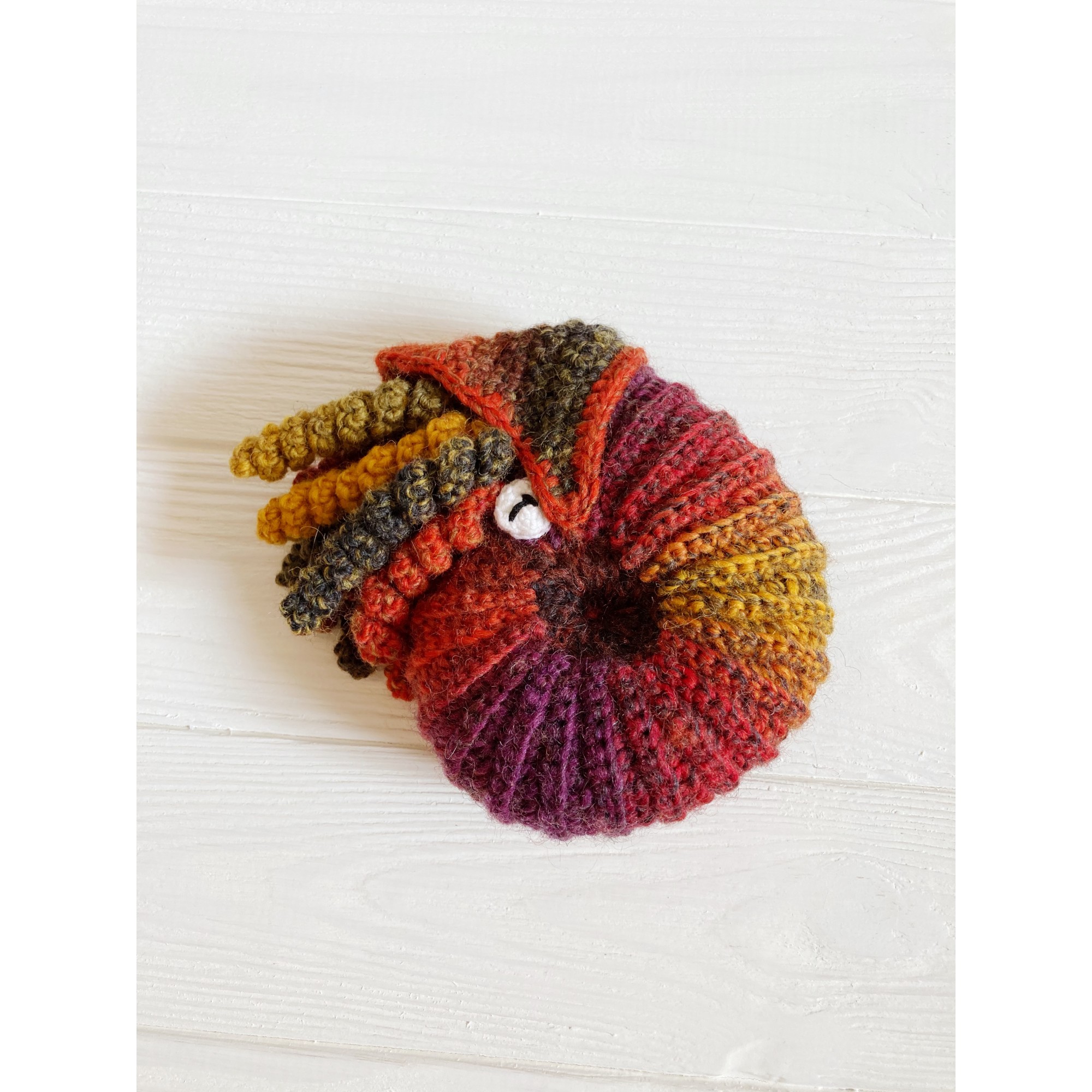 Amigurumi sea creature, stuffed animal ammonite