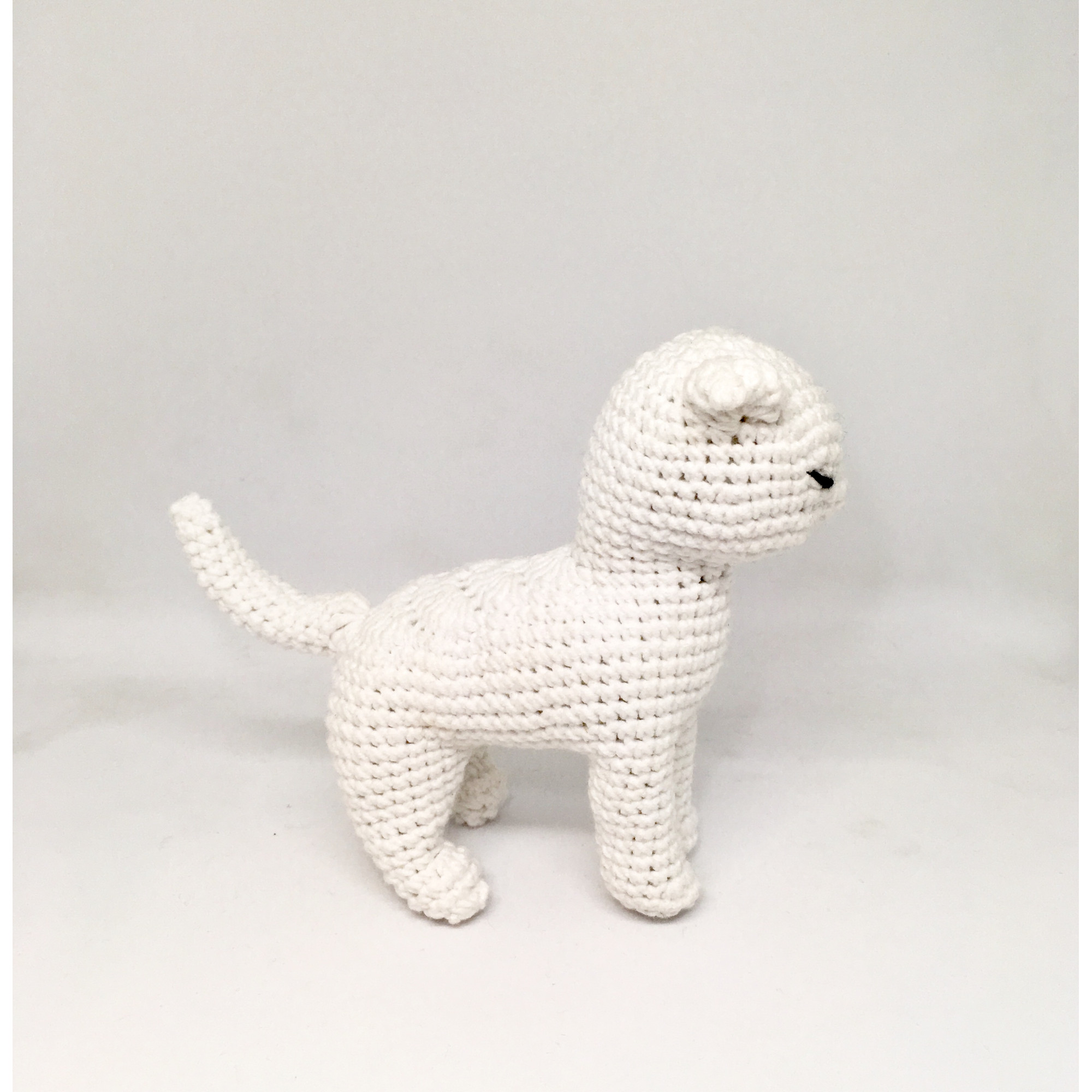 Plush white cat, realistic stuffed animal cat, personalized gift for ...