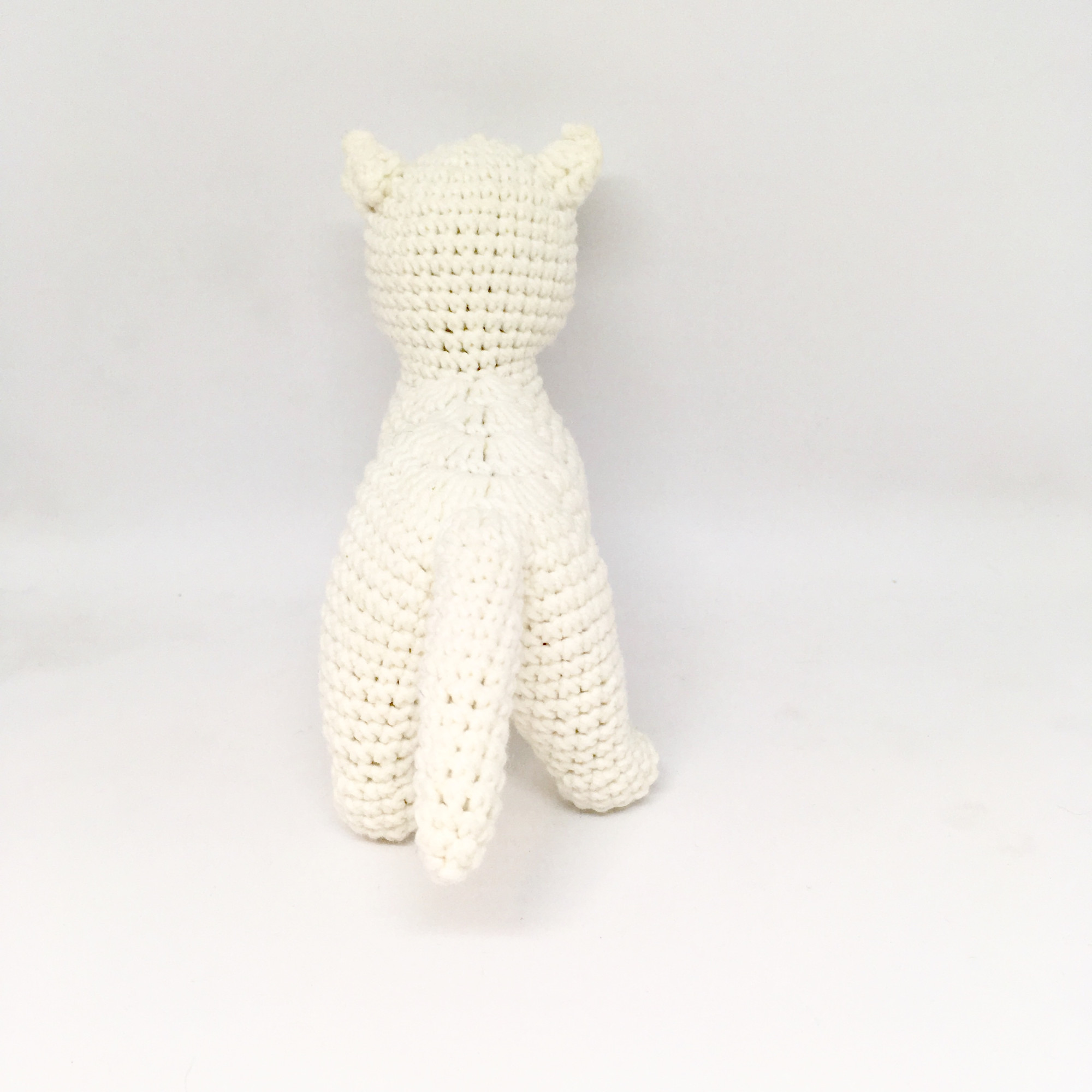 Plush white cat, realistic stuffed animal cat, personalized gift for ...