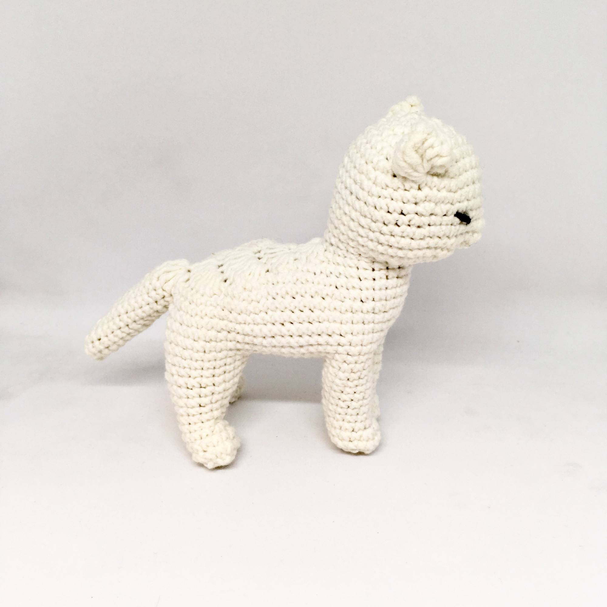 Plush white cat, realistic stuffed animal cat, personalized gift for ...