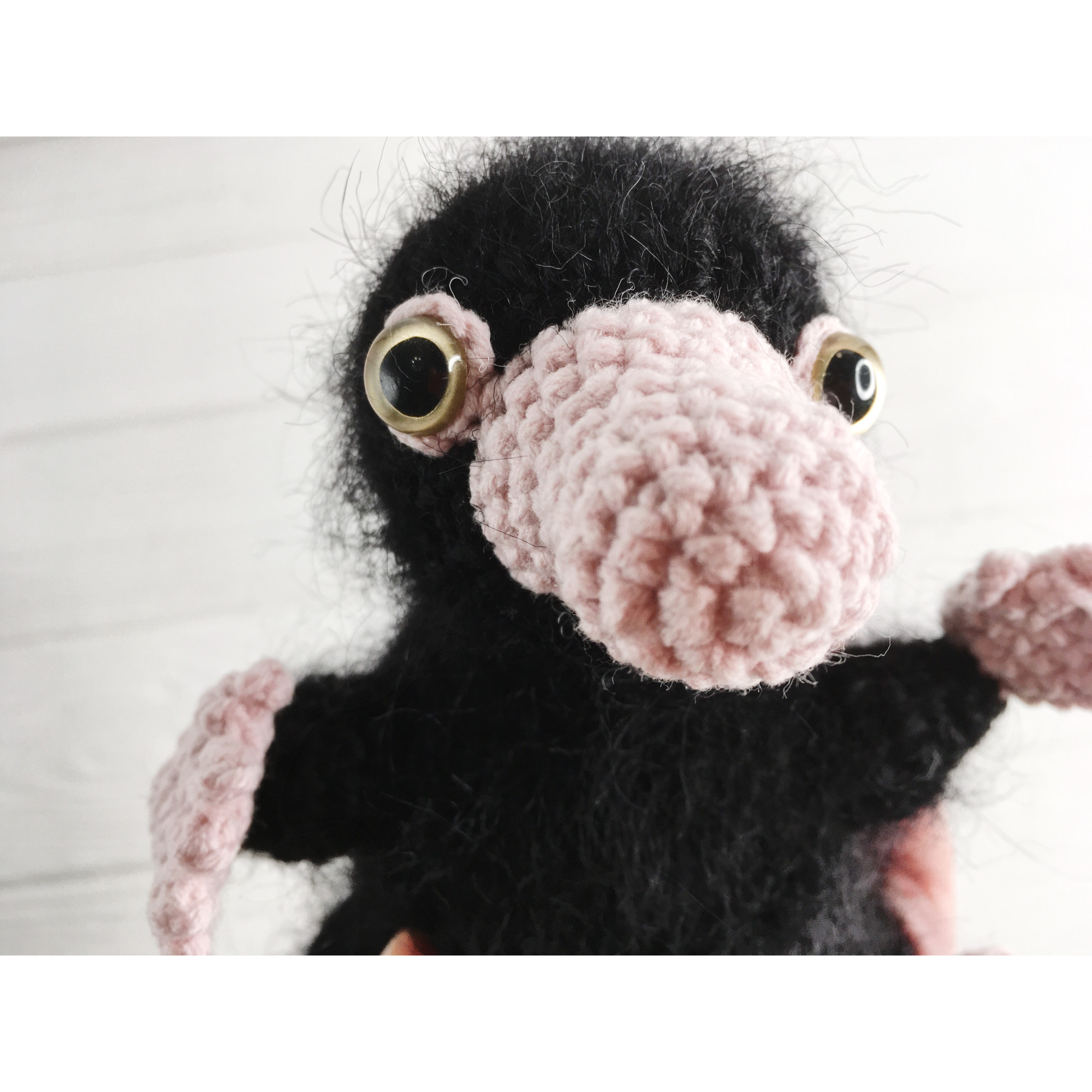 Plush mole toy, wild animal lovers gift, stuffed personalized animal